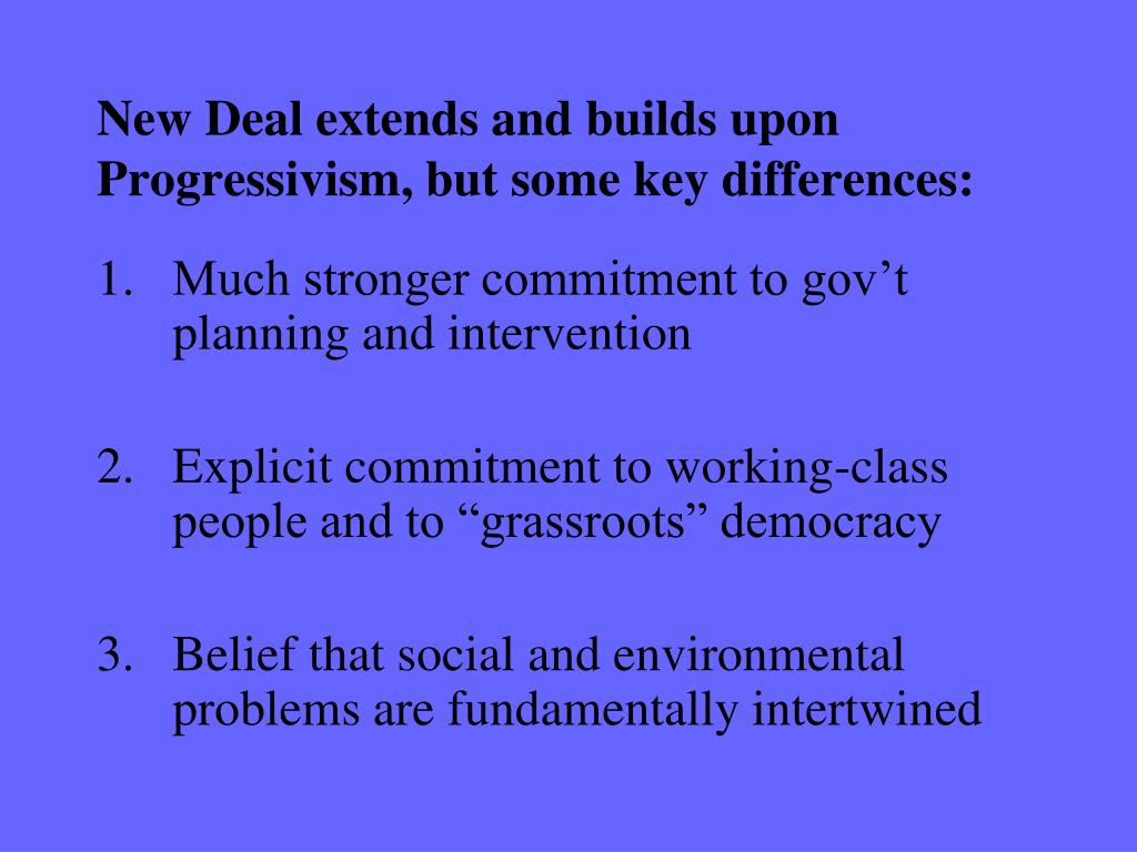 PPT - The New Deal: Transformation Through Regional Planning and Social ...