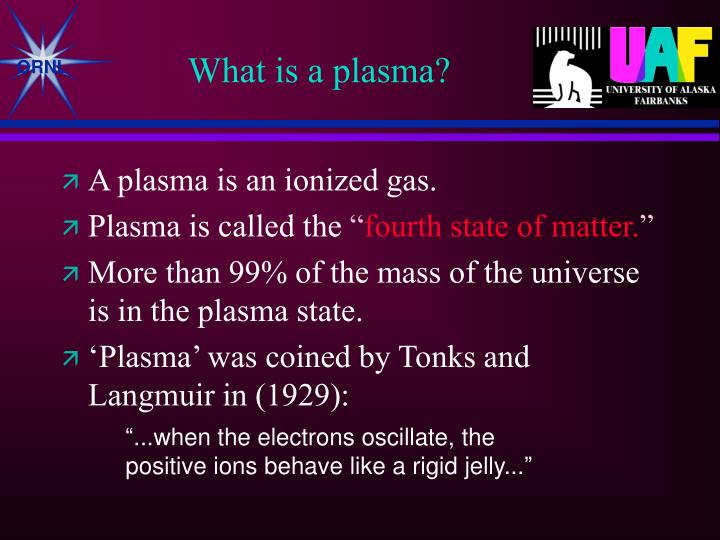 PPT - The Power of the Universe on Earth: Plasma Physics and Fusion ...