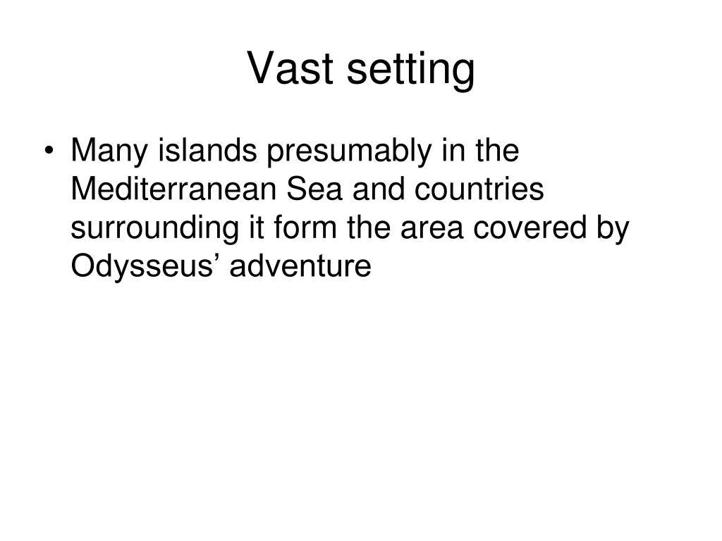 PPT - The Odyssey : A Folk Epic PowerPoint Presentation, free download ...