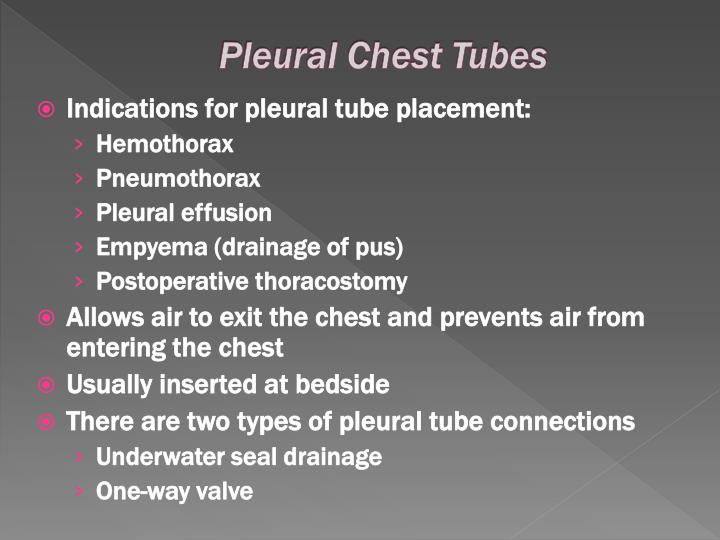 PPT - Chest Tubes PowerPoint Presentation - ID:6699212