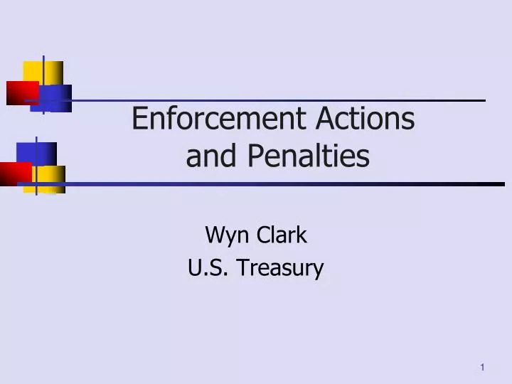 PPT - Enforcement Actions and Penalties PowerPoint Presentation, free ...