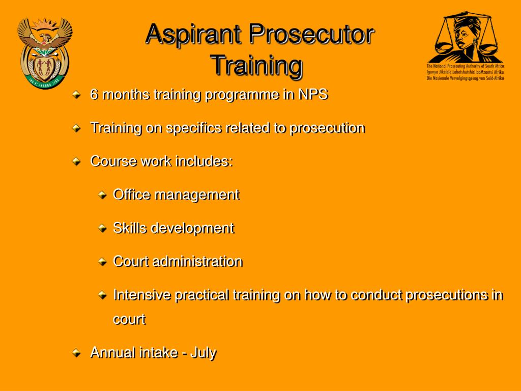 PPT - Career Opportunities within the National Prosecuting Authority ...