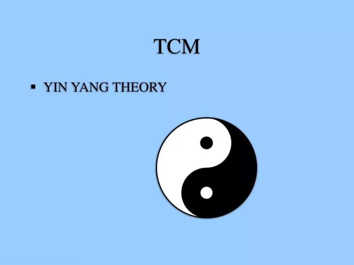 PPT - TCM PowerPoint Presentation, free download - ID:6699716