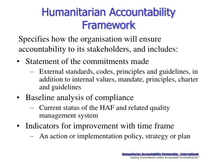 PPT - HAP 2007 Humanitarian Accountability and Quality Management ...