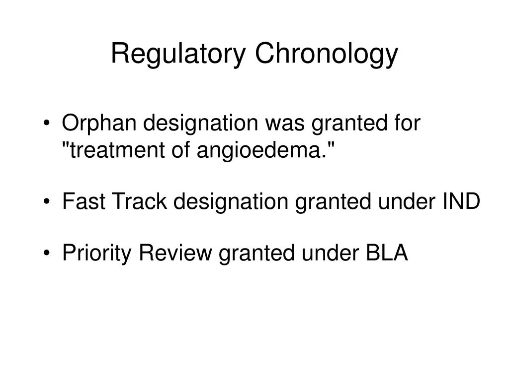 PPT - Efficacy and Safety of Cinryze™ in Prophylaxis of Hereditary ...