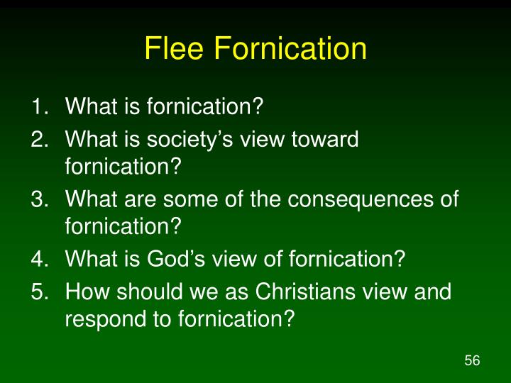 PPT - Flee Fornication PowerPoint Presentation - ID:6703166
