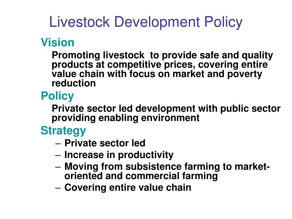 PPT - Livestock and Poultry Sectors in Pakistan PowerPoint Presentation ...