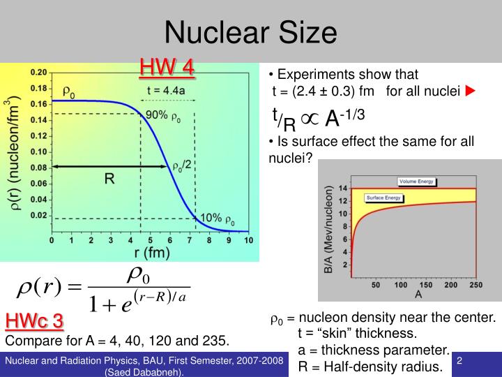 PPT - Nuclear Size PowerPoint Presentation - ID:6703640