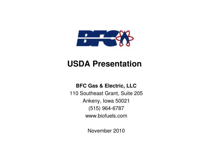 PPT - USDA Presentation PowerPoint Presentation, free download - ID:6704075