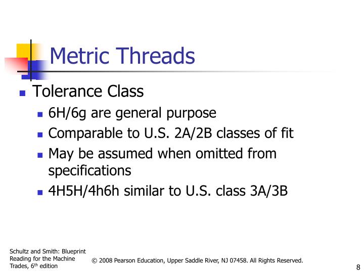 PPT - Blueprint Reading for the Machine Trades, Sixth Edition Unit 11 ...