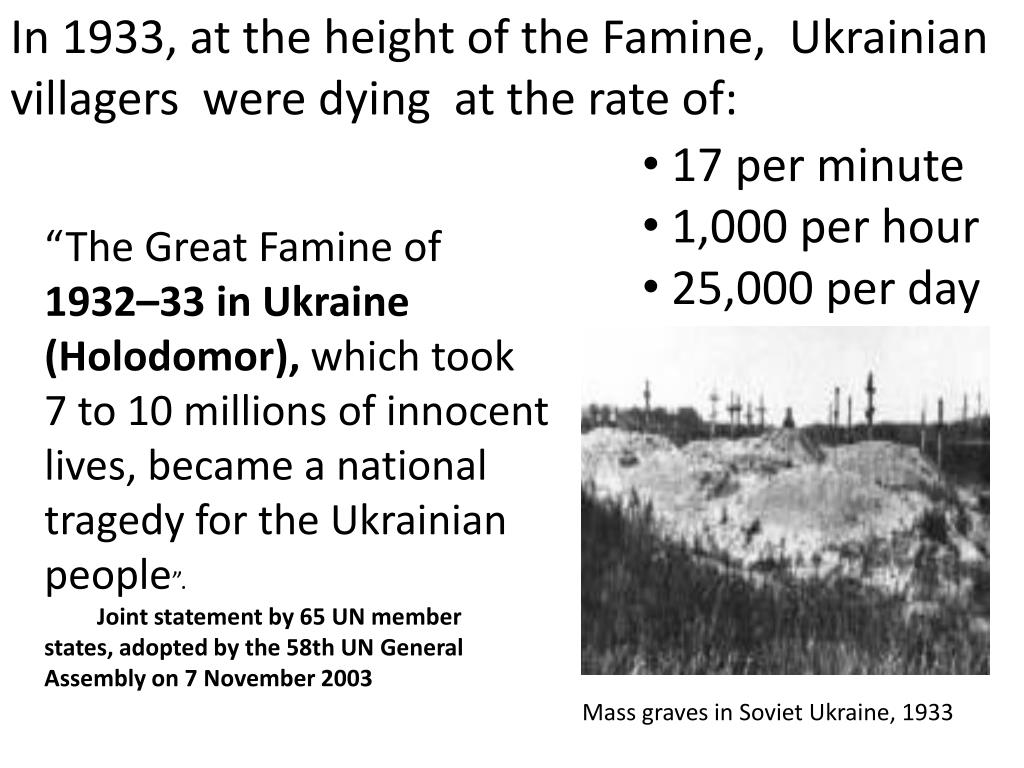 PPT - Holodomor Famine - Genocide in Ukraine 1932-1933 PowerPoint ...