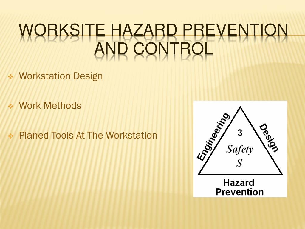 PPT - ERGONOMIC HAZARDS: MUSCULOSKELETAL DISORDERS (MSD'S) AND ...