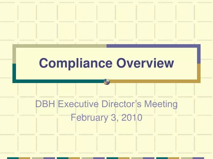 PPT - Compliance Overview PowerPoint Presentation, free download - ID ...
