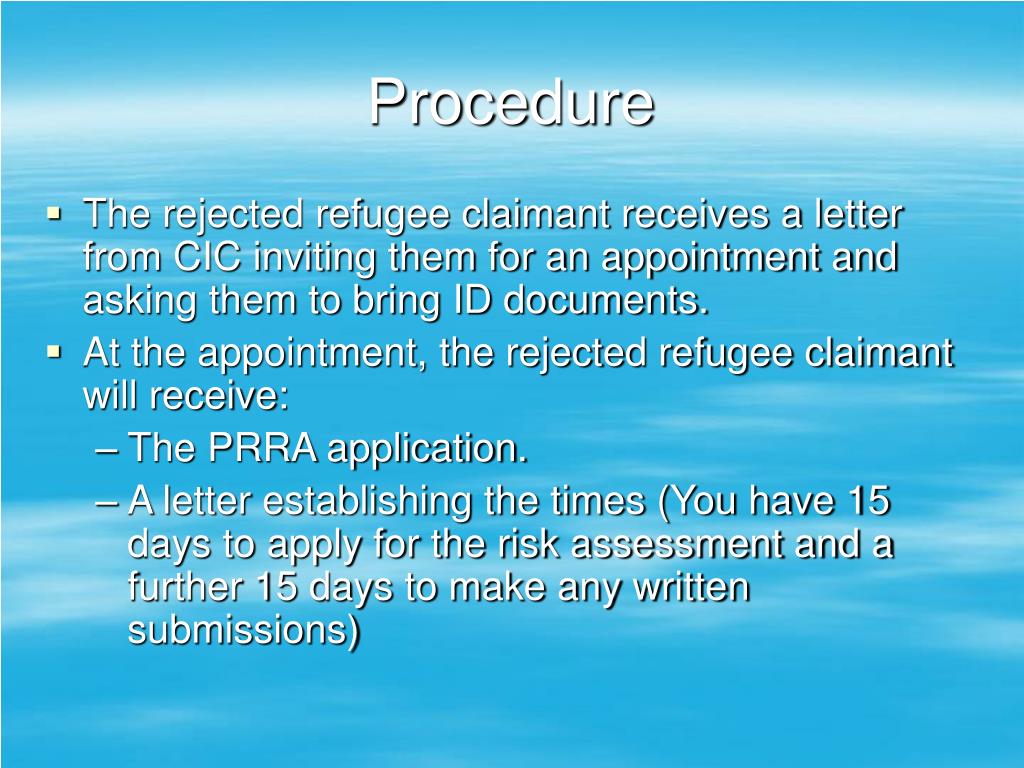 PPT - Pre-Removal Risk Assessment (PRRA) PowerPoint Presentation, free ...