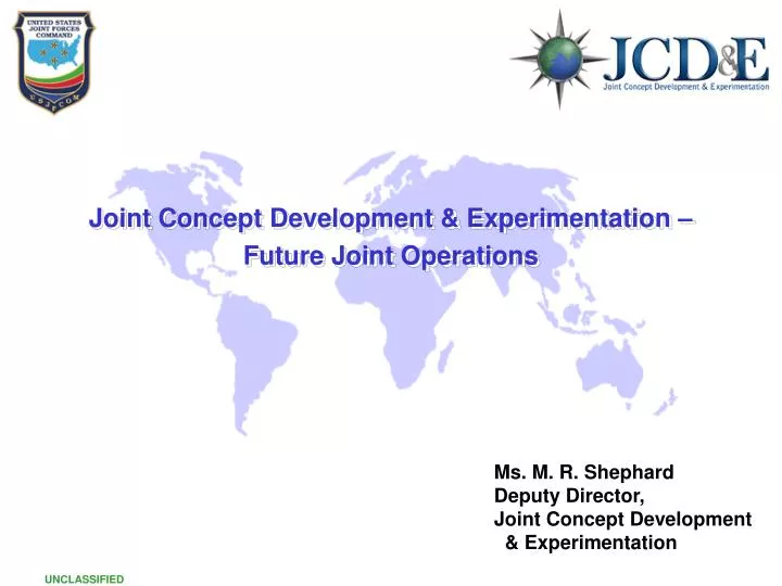 PPT - Joint Concept Development & Experimentation – Future Joint ...