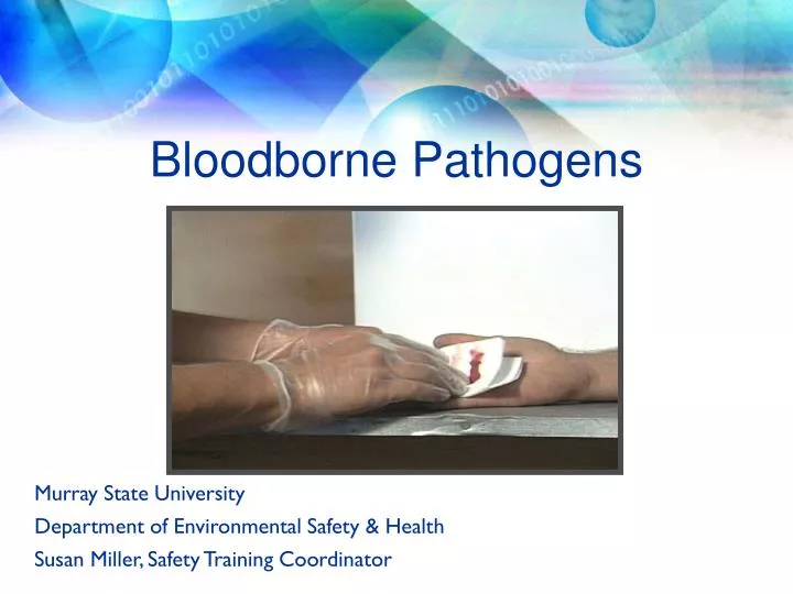 PPT - Bloodborne Pathogens PowerPoint Presentation, free download - ID ...