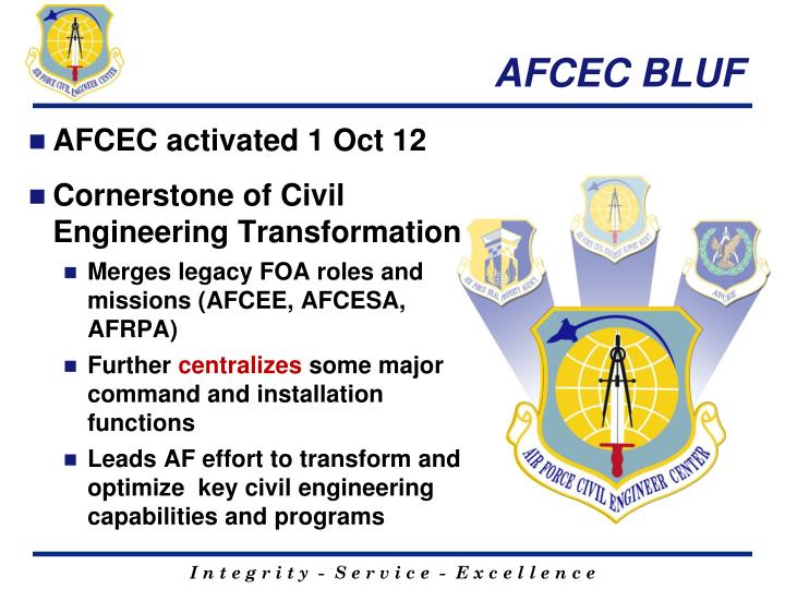 PPT - Air Force Civil Engineer Center PowerPoint Presentation - ID:6710757