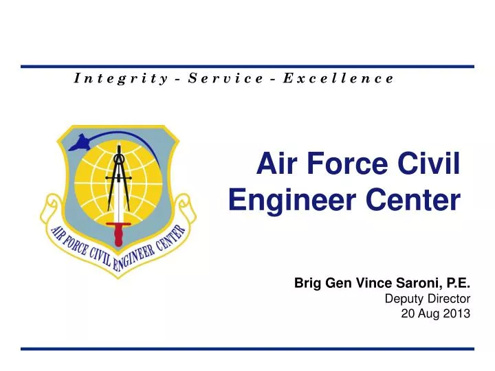 PPT - Air Force Civil Engineer Center PowerPoint Presentation, free ...