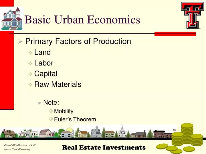 PPT - Basic Urban Economics PowerPoint Presentation, free download - ID ...