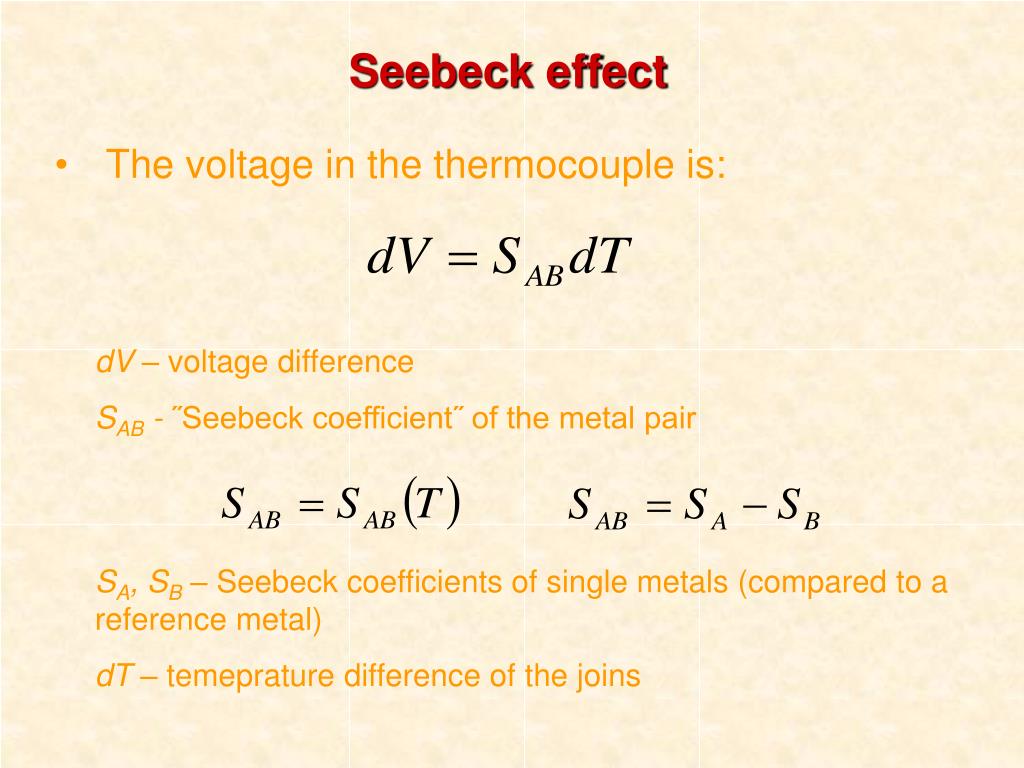 PPT - Seebeck effect PowerPoint Presentation, free download - ID:6710905 PPT - Seebeck effect PowerPoint Presentation, free download - ID:6710905