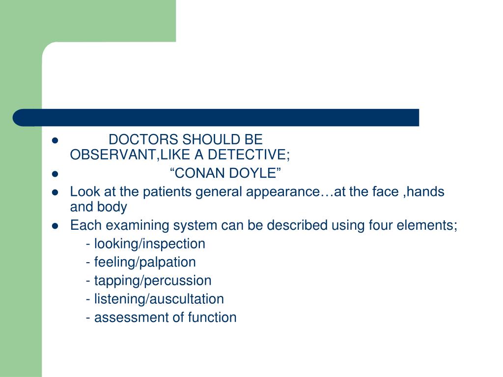Ppt General Physical Examination Powerpoint Presentation Free