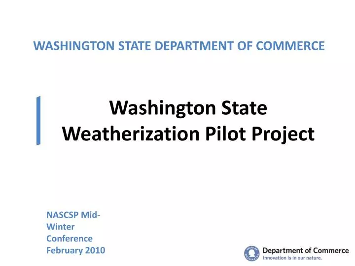 PPT - Washington State Department of Commerce PowerPoint Presentation ...