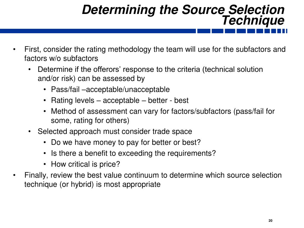 Ppt Department Of Defense Source Selection Procedures Powerpoint