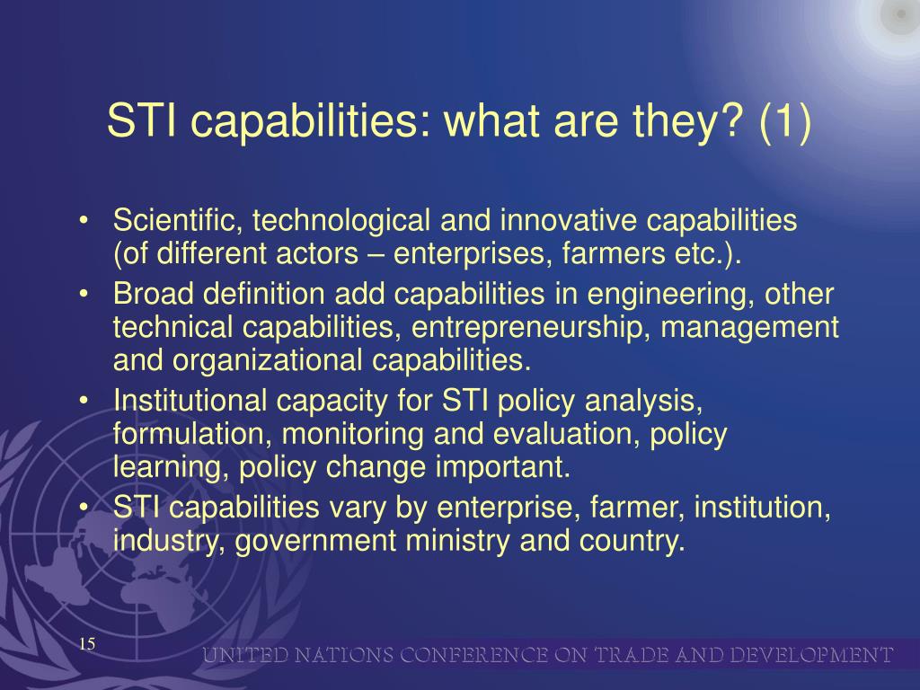 PPT - Science, Technology and Innovation (STI) and Development ...