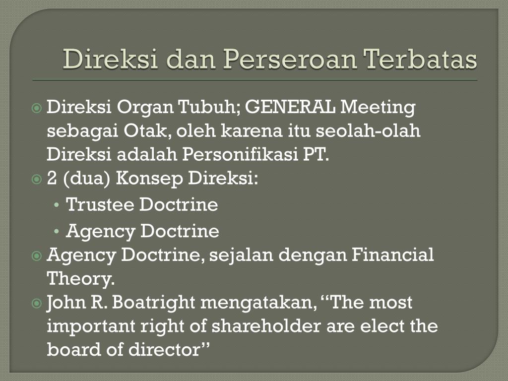 PPT - Organ Perseroan PowerPoint Presentation, free download - ID:6714348