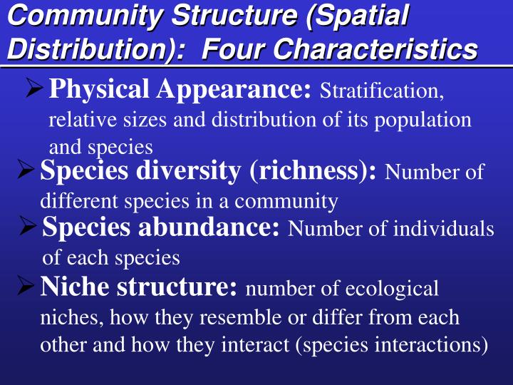 PPT - Community Ecology: Structure, Species Interactions, Succession ...