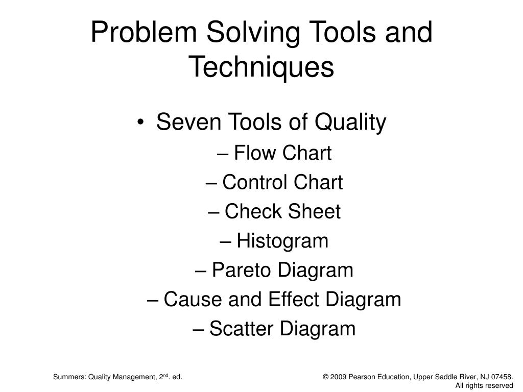PPT Quality Management Problem Solving Tools And Techniques Chapter PPT Quality Management Problem Solving Tools And Techniques Chapter