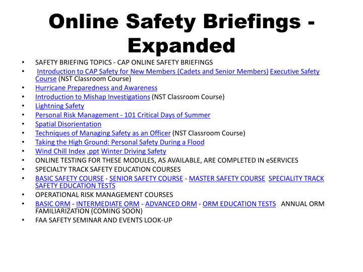 PPT - Long Island Group – January 2011 Safety Briefing PowerPoint ...