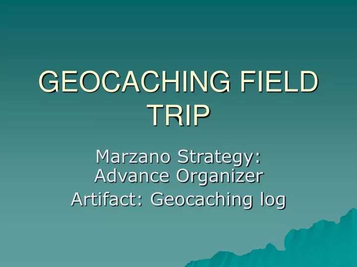 PPT - GEOCACHING FIELD TRIP PowerPoint Presentation, free download - ID ... PPT - GEOCACHING FIELD TRIP PowerPoint Presentation, free download - ID ...