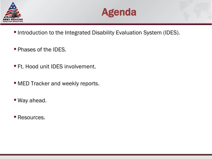 PPT - Integrated Disability Evaluation System (IDES) PowerPoint ...