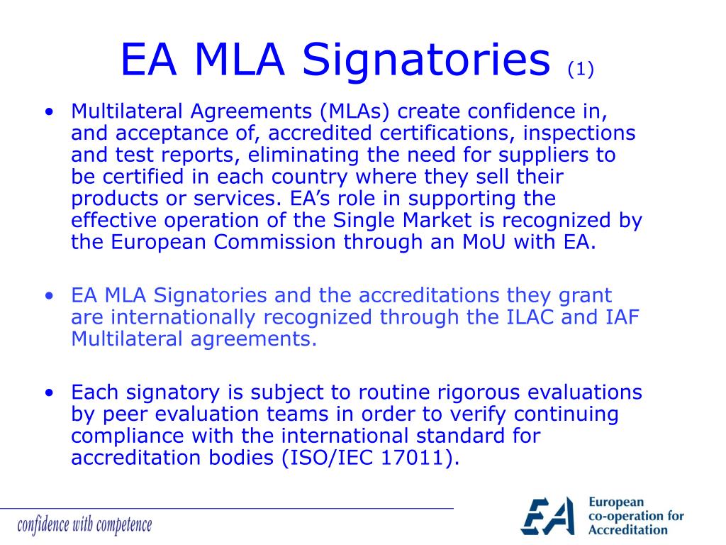PPT - The European co-operation for Accreditation Serving the European ...