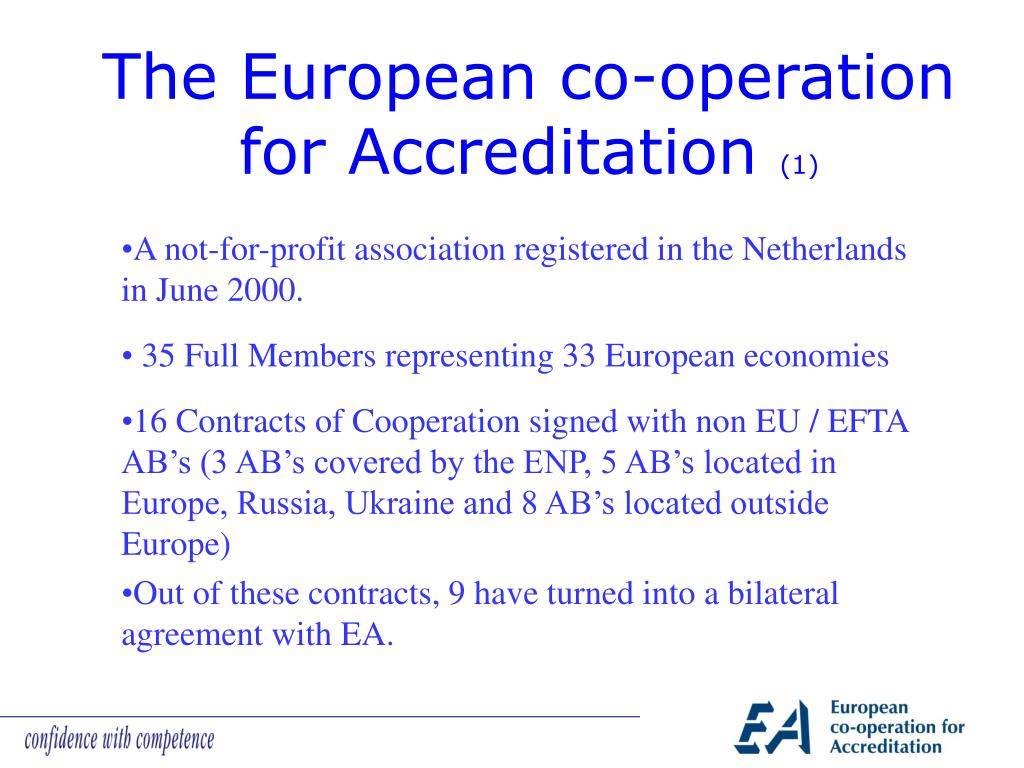 PPT - The European co-operation for Accreditation Serving the European ...