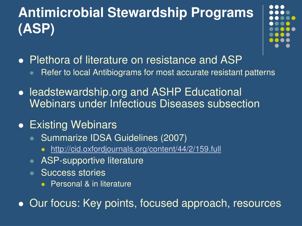 PPT - Antimicrobial Stewardship David Meyer, PharmD Clinical Pharmacy ...