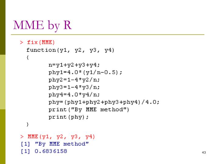 PPT - Maximum Likelihood Estimates and the EM Algorithms I PowerPoint ...
