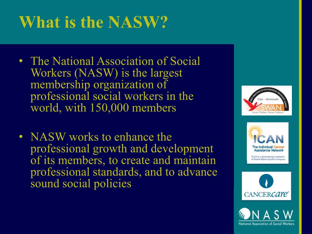 PPT - Best Practices in Psychosocial Oncology: NASW’s Strategies to ...