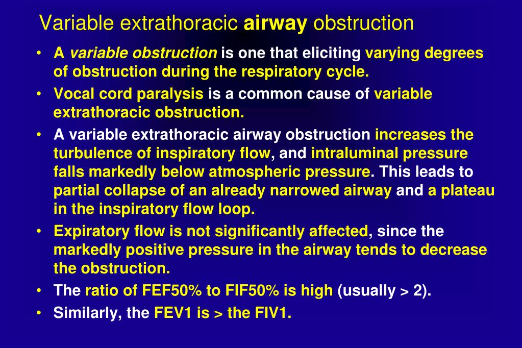 Ppt Upper Airway Obstruction By Ahmad Younes Professor Of Thoracic
