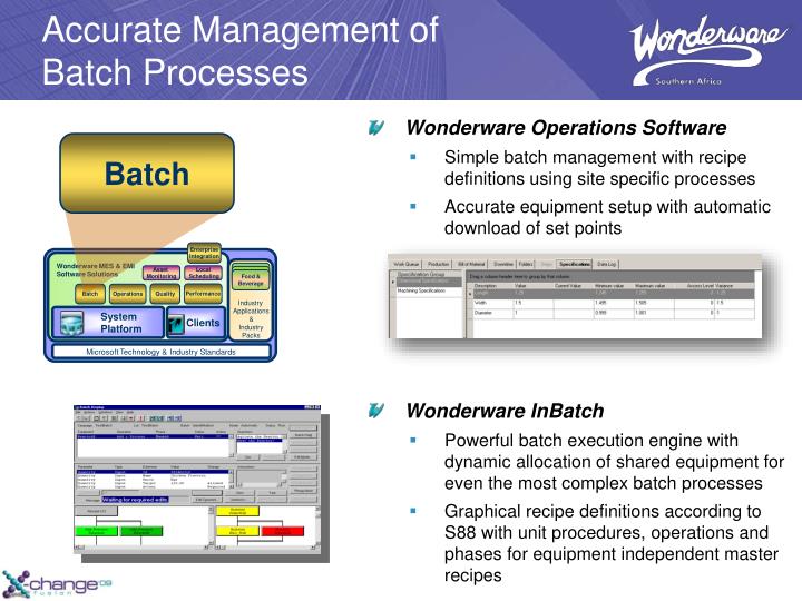 PPT - An Overview Of Wonderware MES Products PowerPoint Presentation ...