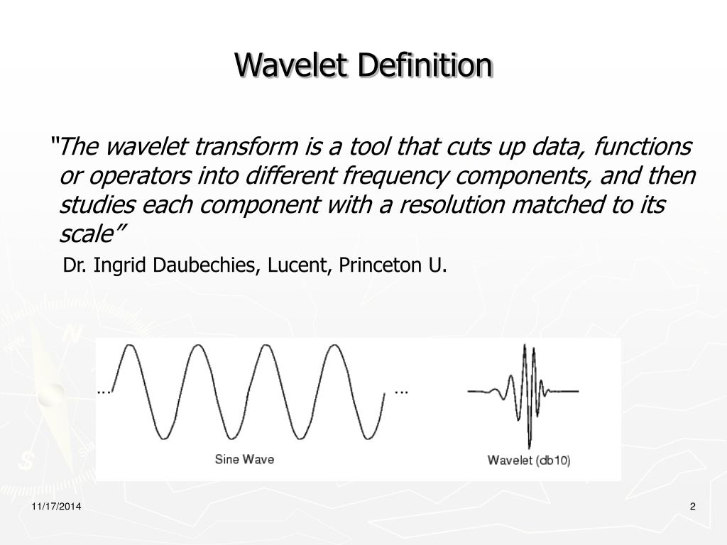 Ppt Cs589 04 Digital Image Processing Lecture 9 Wavelet Transform