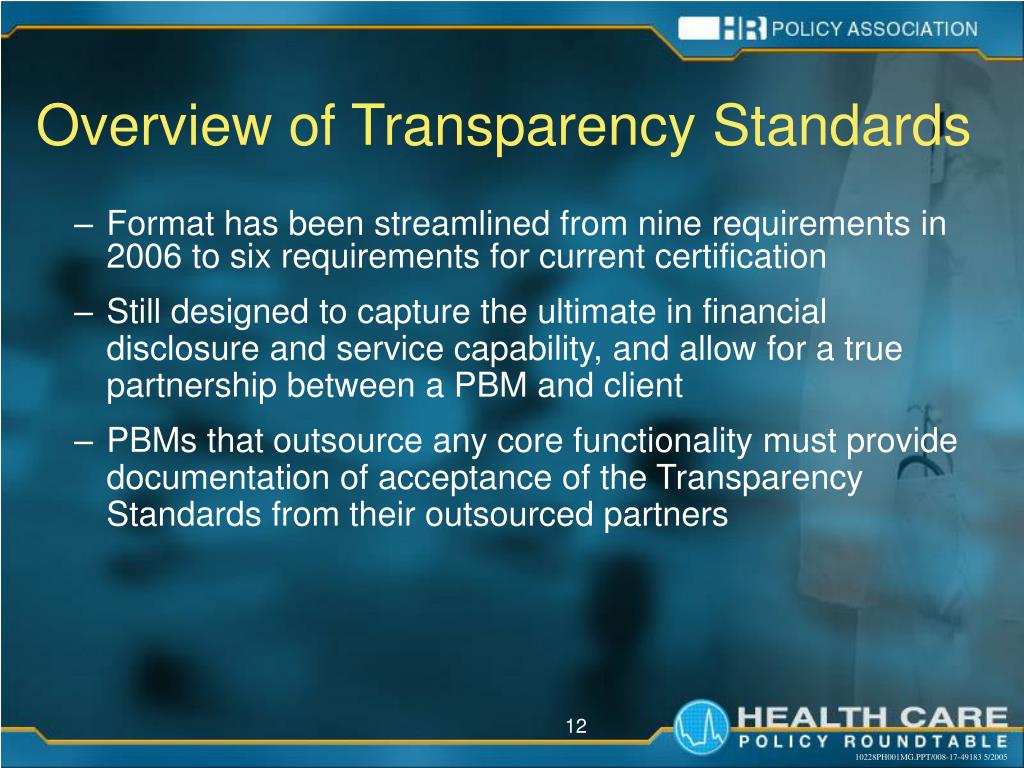 PPT - Pharmaceutical Coalition Transparency in Pharmaceutical ...