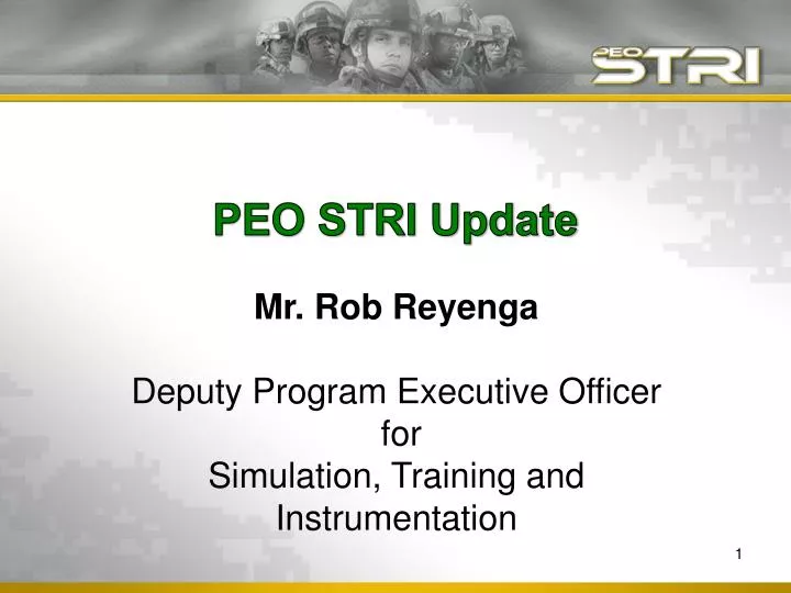 PPT - PEO STRI Update PowerPoint Presentation, free download - ID:6719374