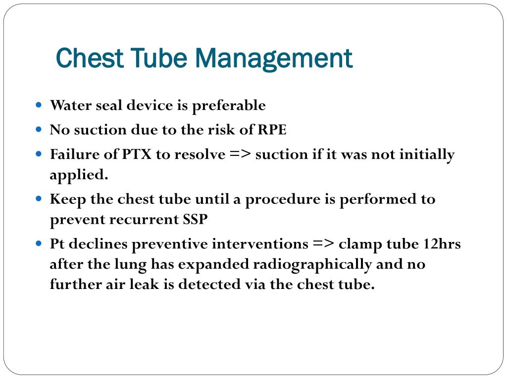 PPT - Diagnosis and Treatment of Pneumothorax PowerPoint Presentation ...