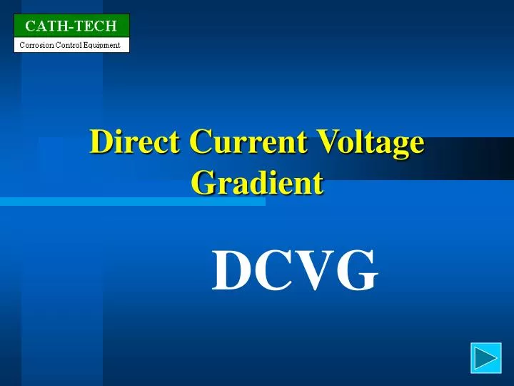 PPT - Direct Current Voltage Gradient PowerPoint Presentation, free ...
