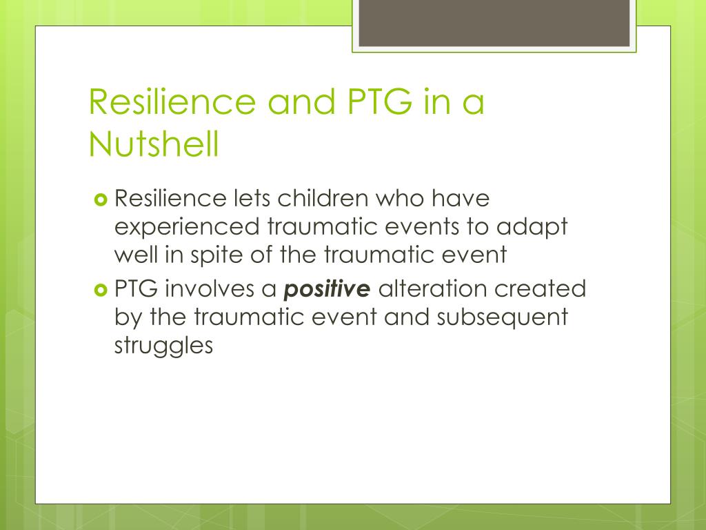 PPT - Can a Healing Camp Boost Posttraumatic Growth among Children ...