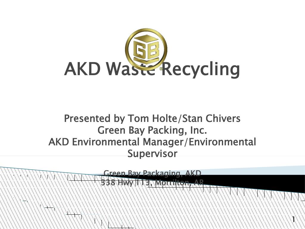 PPT - AKD Waste Recycling PowerPoint Presentation, free download - ID ...