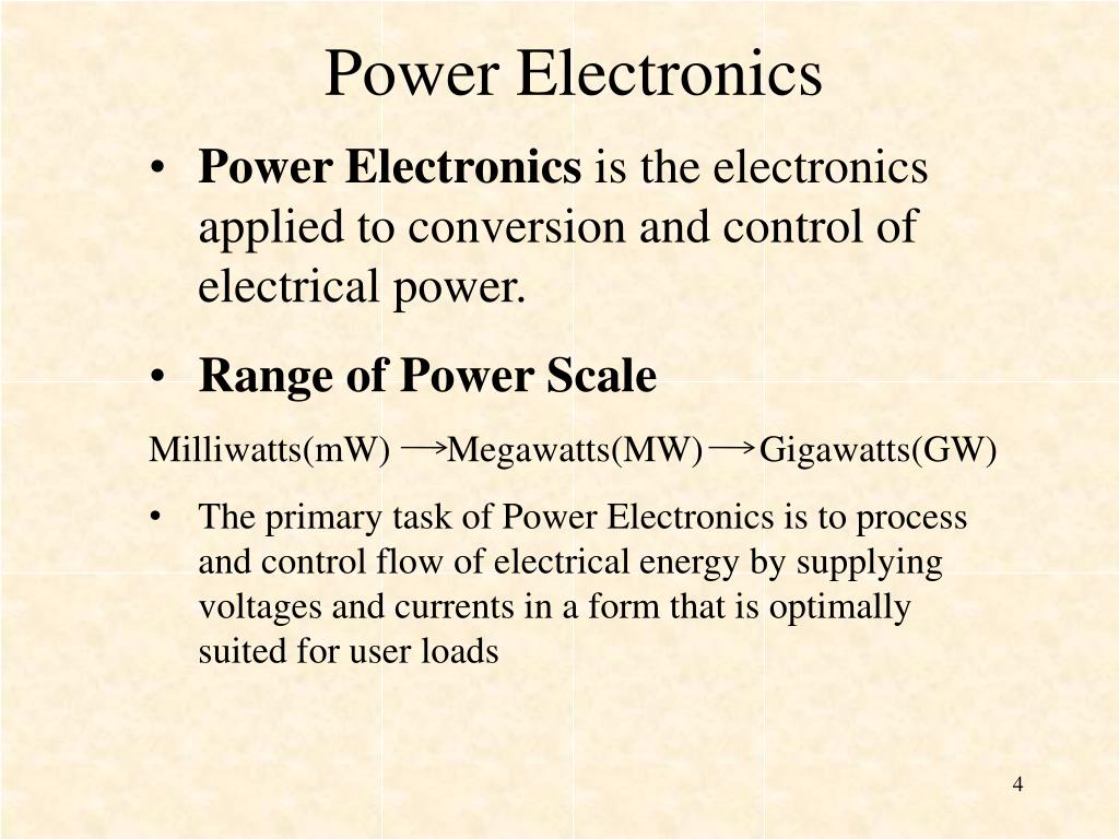 PPT - Role of Power Electronics for Safety and Conservation of ...