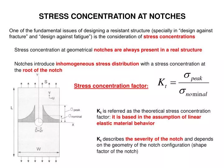 PPT - STRESS CONCENTRATION AT NOTCHES PowerPoint Presentation, free ...